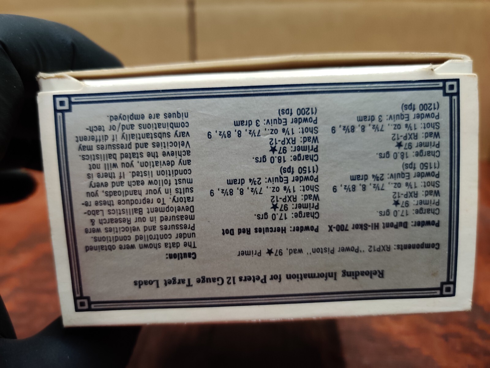 PETERS LIGHT TARGET LOAD Plastic Shotgun Shells, Empty Cardboard Box 12 ...