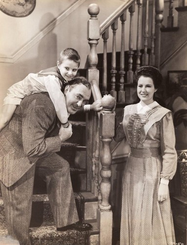 Pat O'Brien, Ruth Warrick, Teddy Infuhr "The Iron Major" movie still | eBay