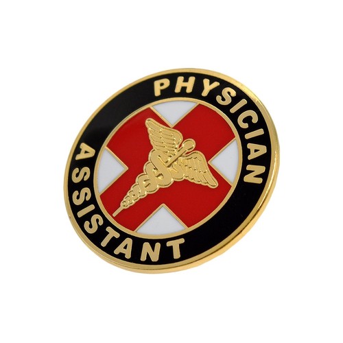 PA Physician Assistant Lapel Pin Red Cross Gold Caduceus Medical ...