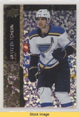 2021-22 Upper Deck Series 1 Speckled Rainbow Foil Brayden Schenn #157 ...