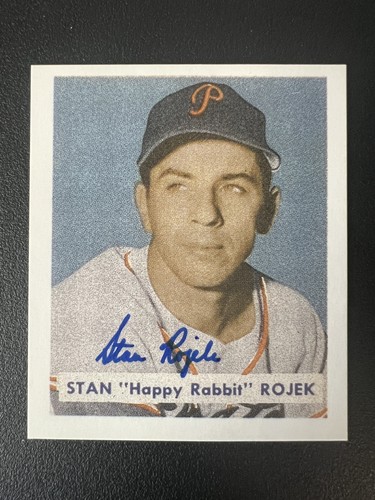 Stan Rojek 1988 Card Collectors 1949 Bowman Reprint #135 Signed ...