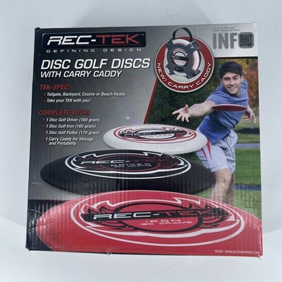 Rec-Tek Disc Golf Discs With Carry Caddy (Tek Level 3) NIB / NRFB | eBay