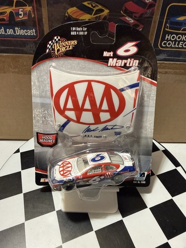 RARE* MARK MARTIN #6 AAA 2006 1/64 W/ HOOD MAGNET DISPLAY | eBay