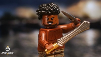 Jaka Brick Custom Erik Killmonger Black Panther Minifigure | eBay