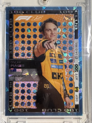 Topps Formel 1 Turbo Attax 2025 Oscar Piastri Blue Parallel /299 Ultra ...