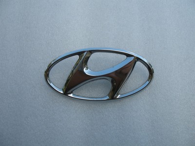 2001 HYUNDAI ELANTRA REAR TRUNK CHROME EMBLEM LOGO DECAL BADGE OEM USED ...