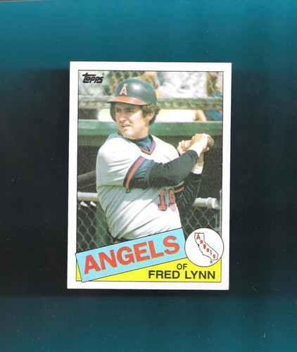 1985 Topps Card # 220 FRED LYNN CALIFORNIA ANGELS | eBay