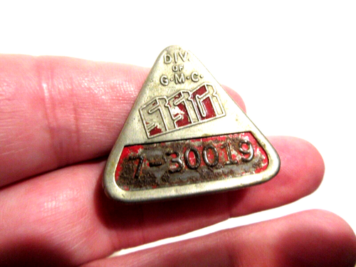 Vintage SSG Division of GMC Employee Badge | eBay