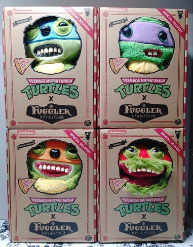 FUGGLER SET OF 4 Teenage Mutant Ninja Turtle Ugly Monster Toys LTD ...