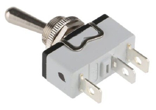 Apem TOGGLE SWITCH 635H/2 10A 24V DC (On)-On SPST, Panel Mount, Solder, Tab | eBay