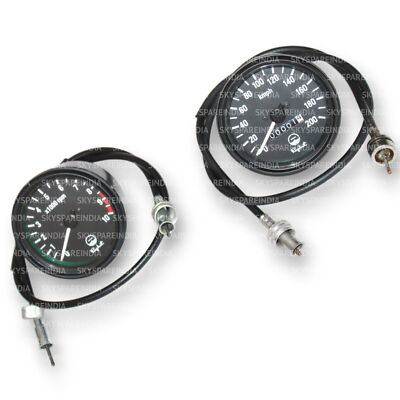 RPM And Speedometer Set With Cable Compatible With Rajdoot Yamaha RD350 ...
