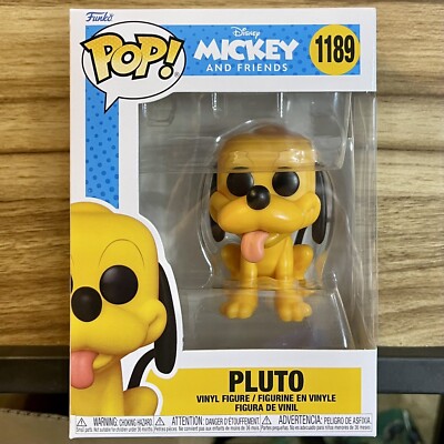 Disney Mickey And Friends Classics Pluto Funko Pop #1189 Vinyl Figure ...