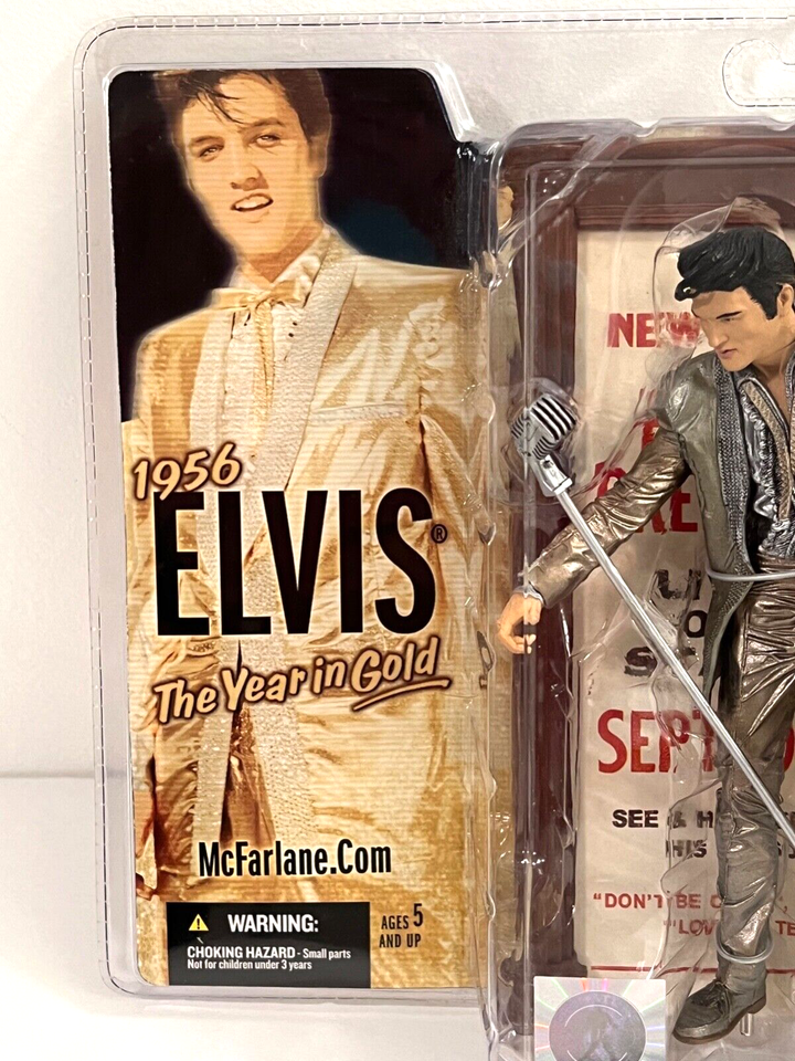 ELVIS PRESLEY ~ 1956 ELVIS THE YEAR IN GOLD ~ SUPER STAGE FIGURE ...