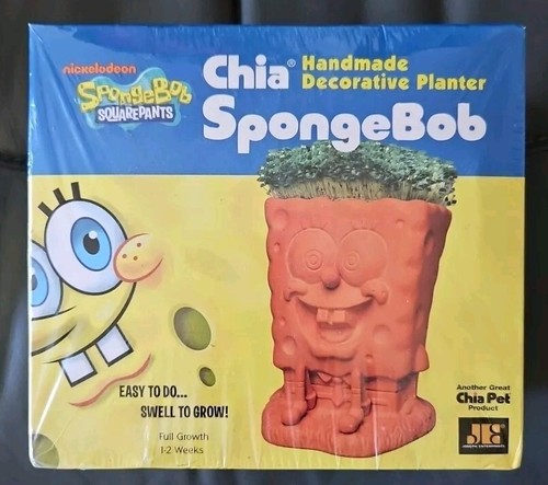 Nickelodeon SpongeBob SquarePants Chia Pet Decorative Planter 2010 ...