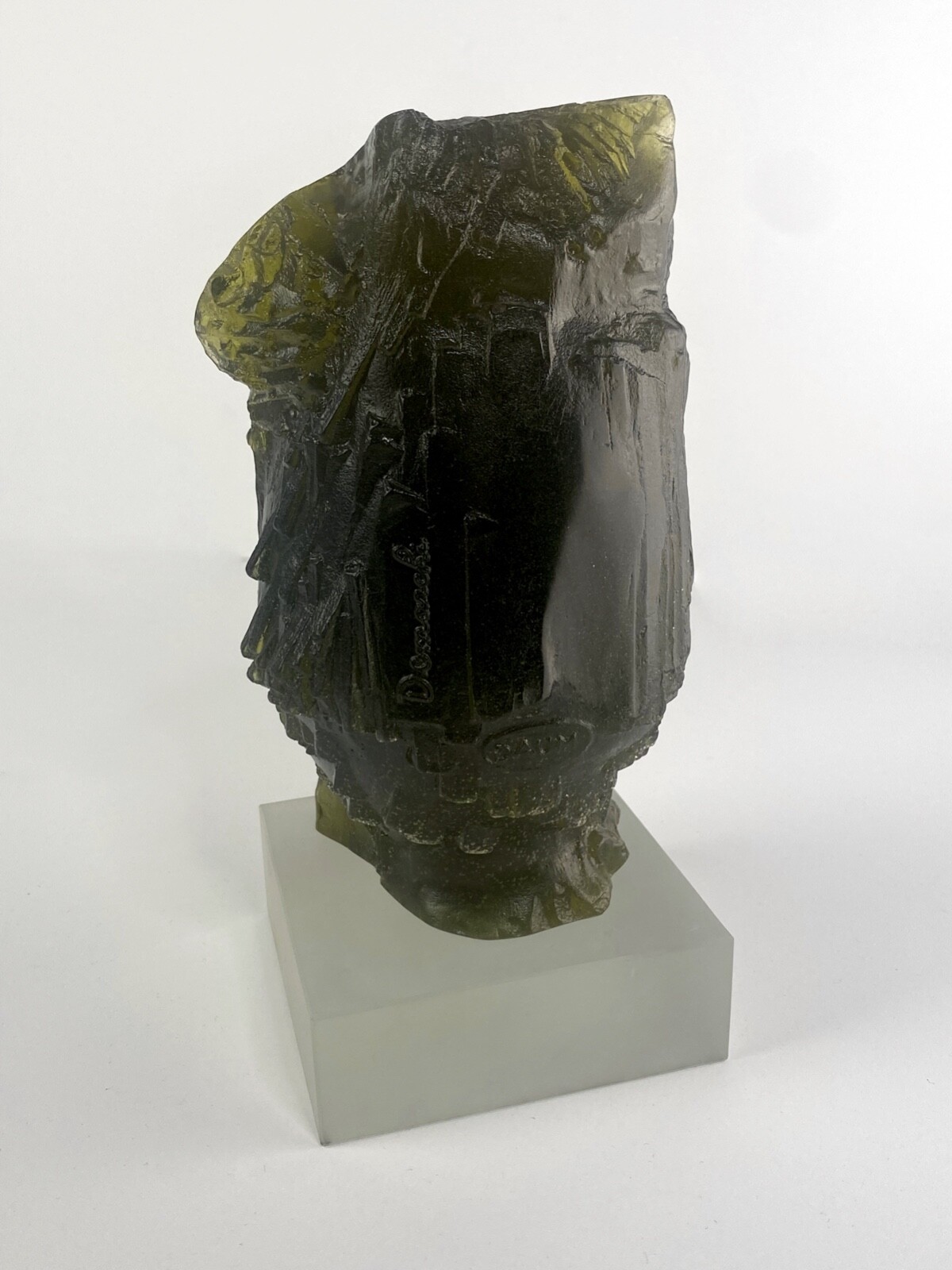 Daum Crystal | Maurice Legendre Pate De Verre Owl Sculpture | eBay