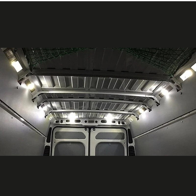 4x Van/Car/RV Interior Roof Lights Dome Ceiling LED Screw Mount 12V-24V ...