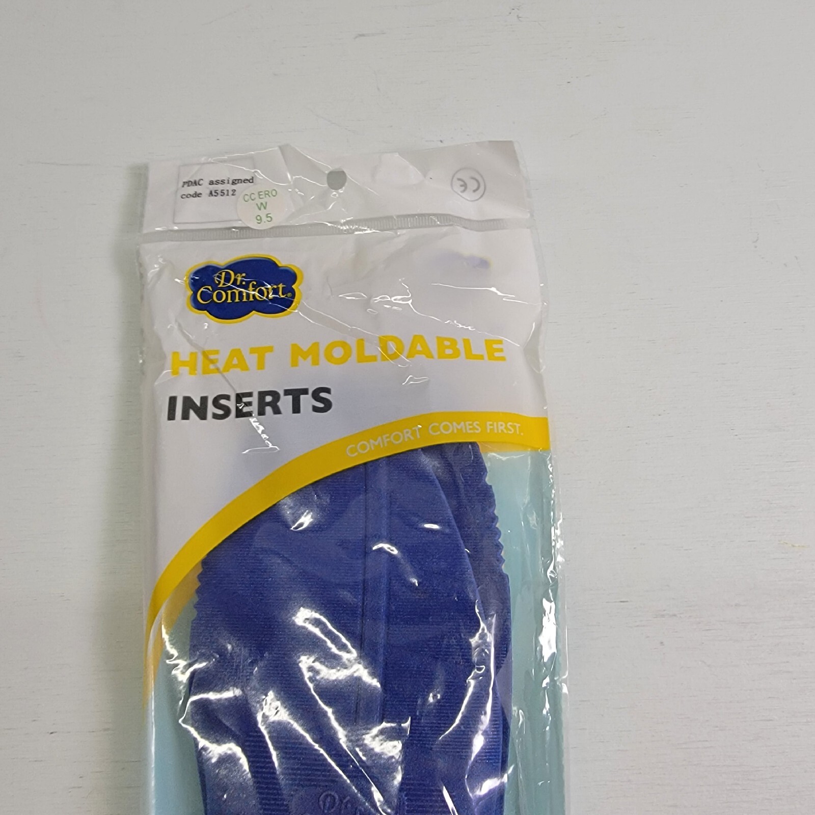 Dr. Comfort Heat Moldable Cloud Contour Inserts Shoe Insole Sz M9.5 W11 ...