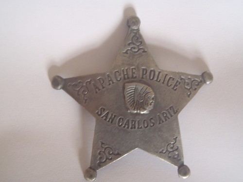 Old West Apache Police Badge, San Carlos Arizona | eBay
