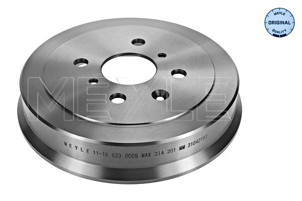 MEYLE Brake Drum Rear Axle For CITROEN C1 PEUGEOT 107 TOYOTA Aygo 05-14 ...