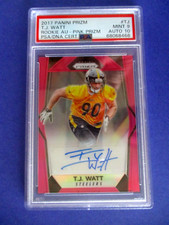 T.J. Watt Football Card Checklist