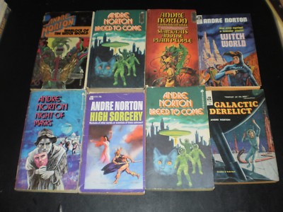 ANDRE NORTON 8 BOOK SCIENCE FICTION LOT 1960'S-70'S | eBay