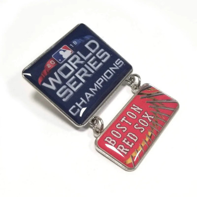 2018 MLB World Series Champions Boston Red Sox Baseball Dangler Lapel ...