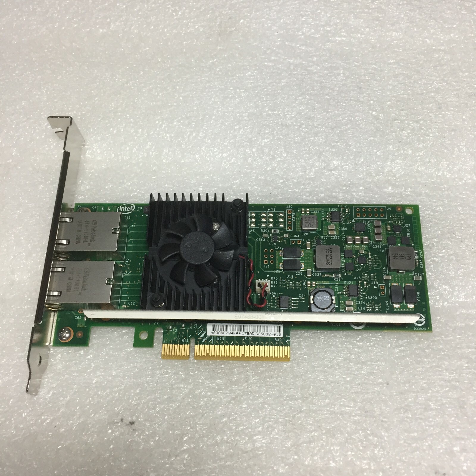 Dell Intel X540-T2 K7H46 Dual-port Network Adapter Full Height Bracket ...