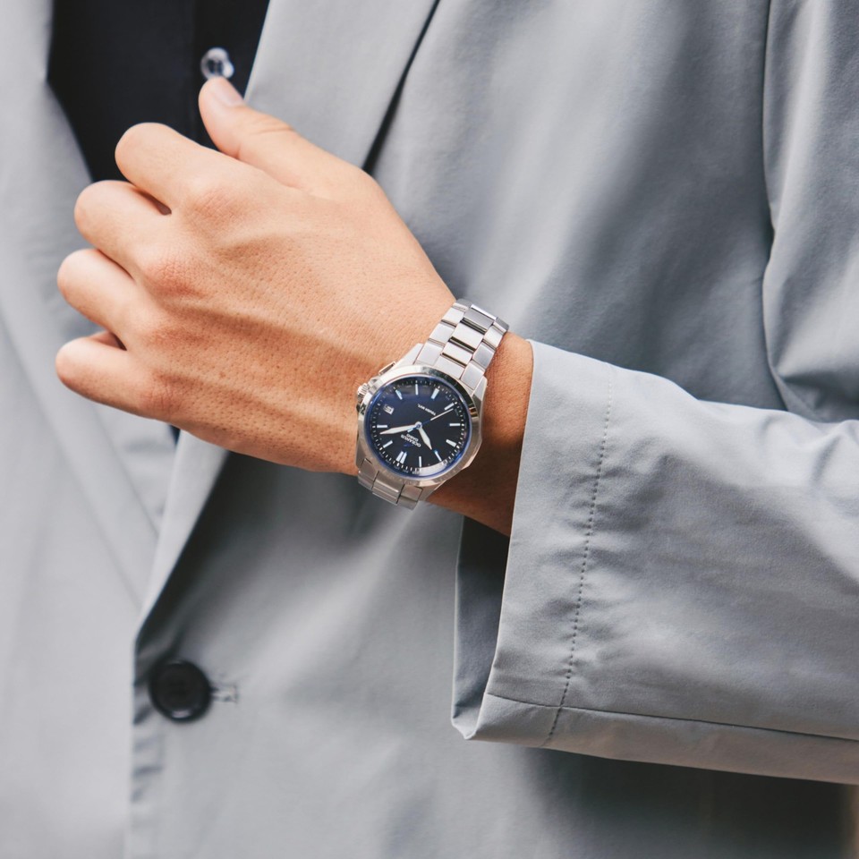 Casio Oceanus OCW-S100-1AJF Solar Radio Wave Watch Full Metal Sapphire ...