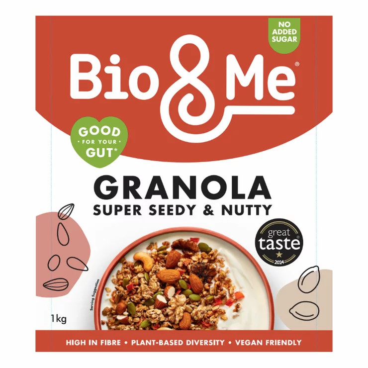 Bio & Me Granola Super Seedy & Nutty 1kg Granola | eBay UK