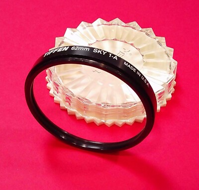 Tiffen skylight 1-A filter, 62mm, threaded, case (A508) | eBay