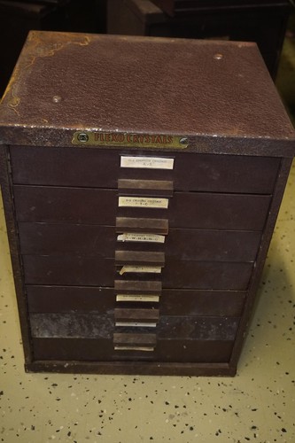 Flexo Watch Crystal Cabinet w/ G-S Cylinder Crystals for Watch Repair ...