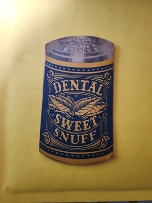 Vintage Ivey Owen & Co Dental Mild Scotch Snuff Advert Notebook Pops ...