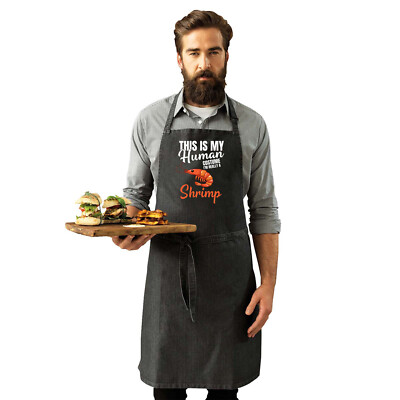 Human Costume Really A Shrimp Prawn - Funny Kitchen Novelty Apron ...