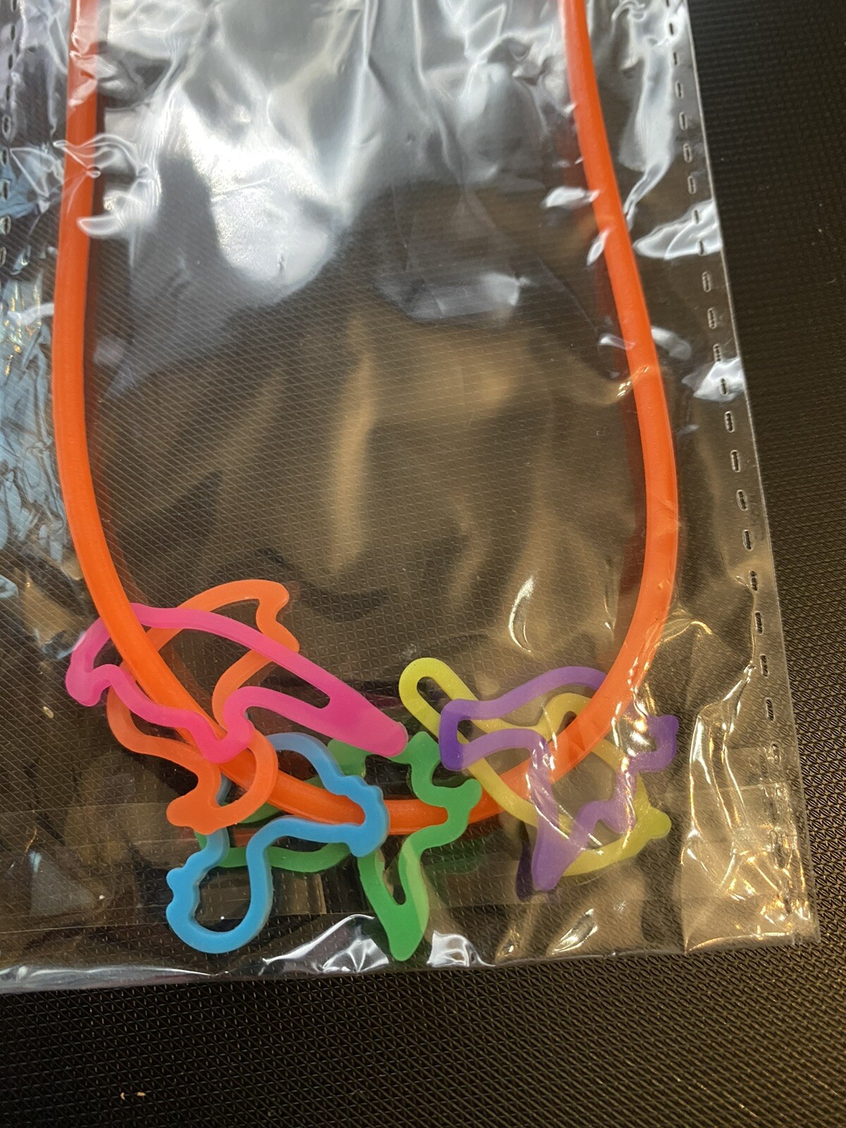 NEW Set Of 30 Silly Rubber Bandz Necklaces W/Charms 6 Rings Crazy Band ...