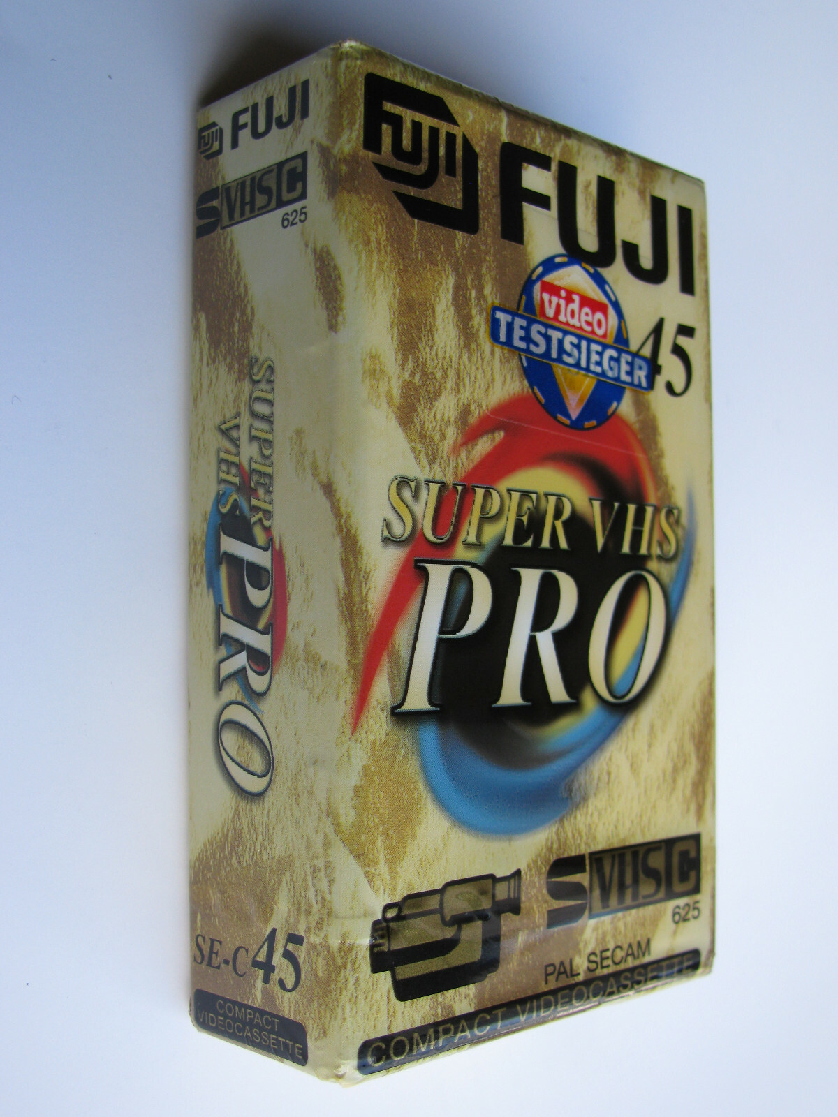 FUJI Super VHS PRO 45min S-VHS-C Camcorder Kassette Tape SE-C45N NEU ...