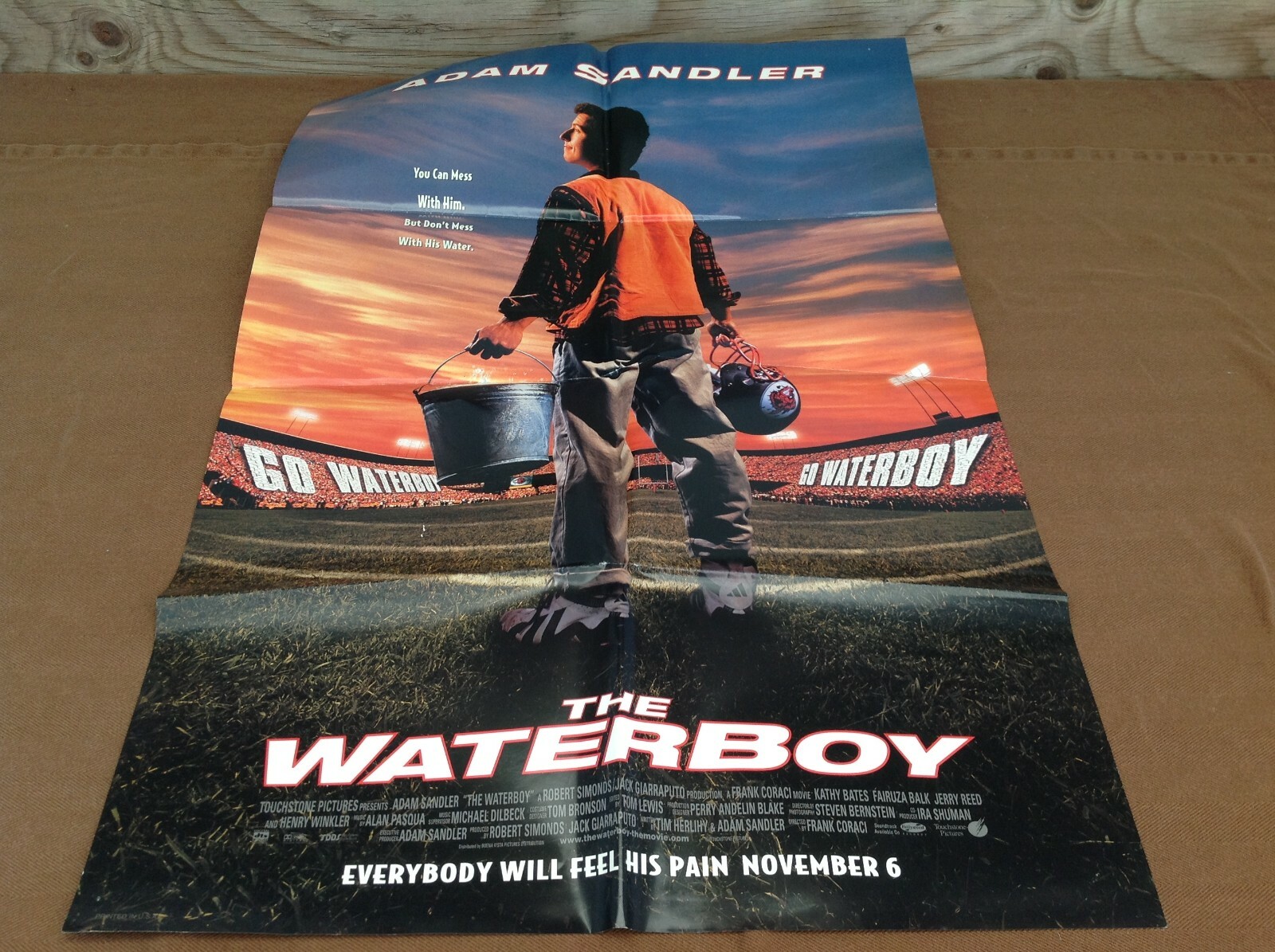 1998 The Waterboy Original Movie House Full Sheet Poster | eBay