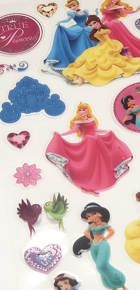 EK Success DISNEY PRINCESS Stickers - PRINCESS TRUE PRINCESS - 24 pcs ...