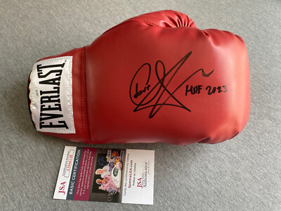 BOXING CHAMPION- CARL FROCH AUTOGRAPH EVERLAST 16oz BOXING GLOVE JSA ...