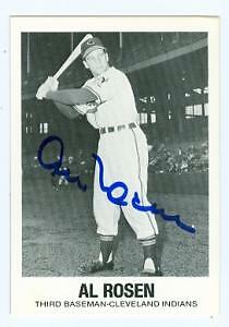 Al Rosen autographed Baseball Card (Cleveland Indians) 1977 TCMA #35 ...