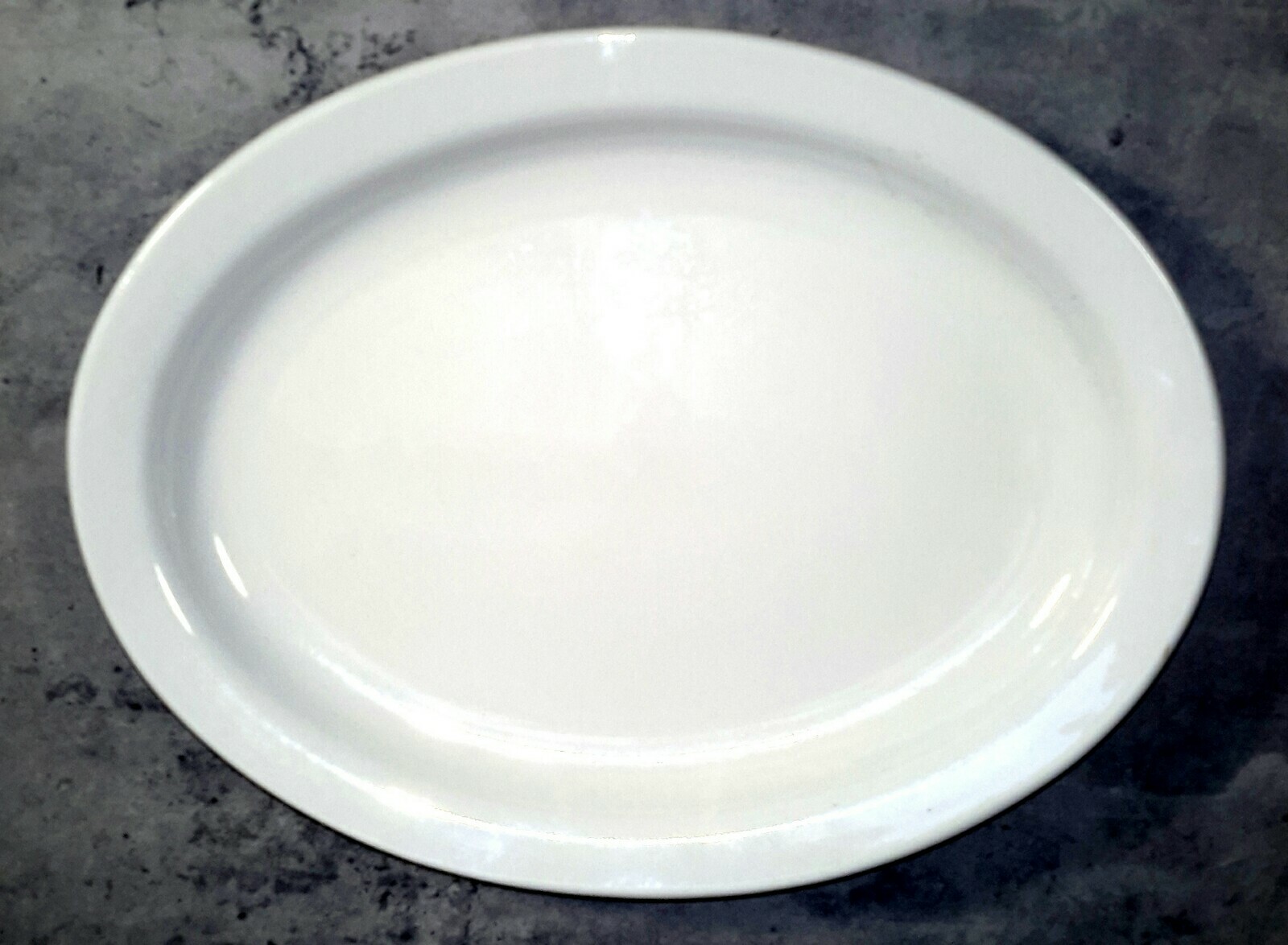 Lot of 12 Syscoware Restaurant Side Plates White Ceramic 9.75"x7.5 ...