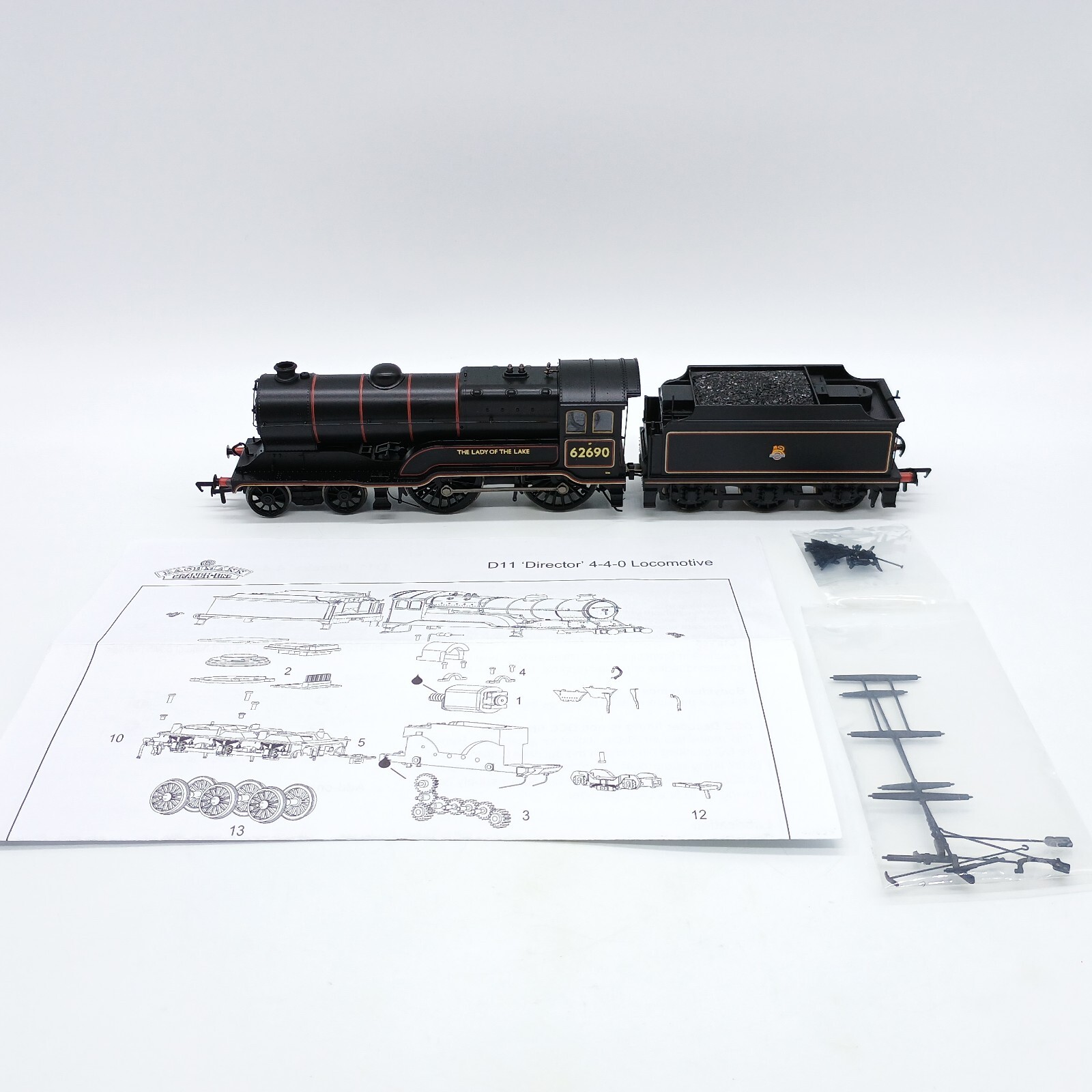 Bachmann 31-135 Class D11 62690 Lady of The Lake BR Black Early EMBLM ...