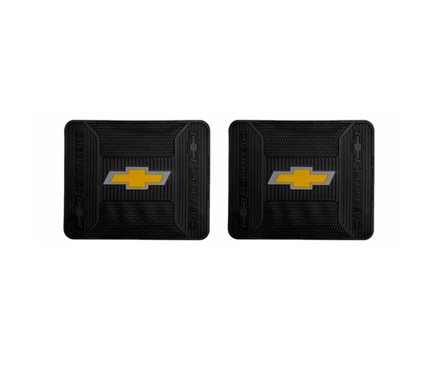 New Chevy Elite Bowtie Logo Car Truck Front / Back All Weather Rubber ...