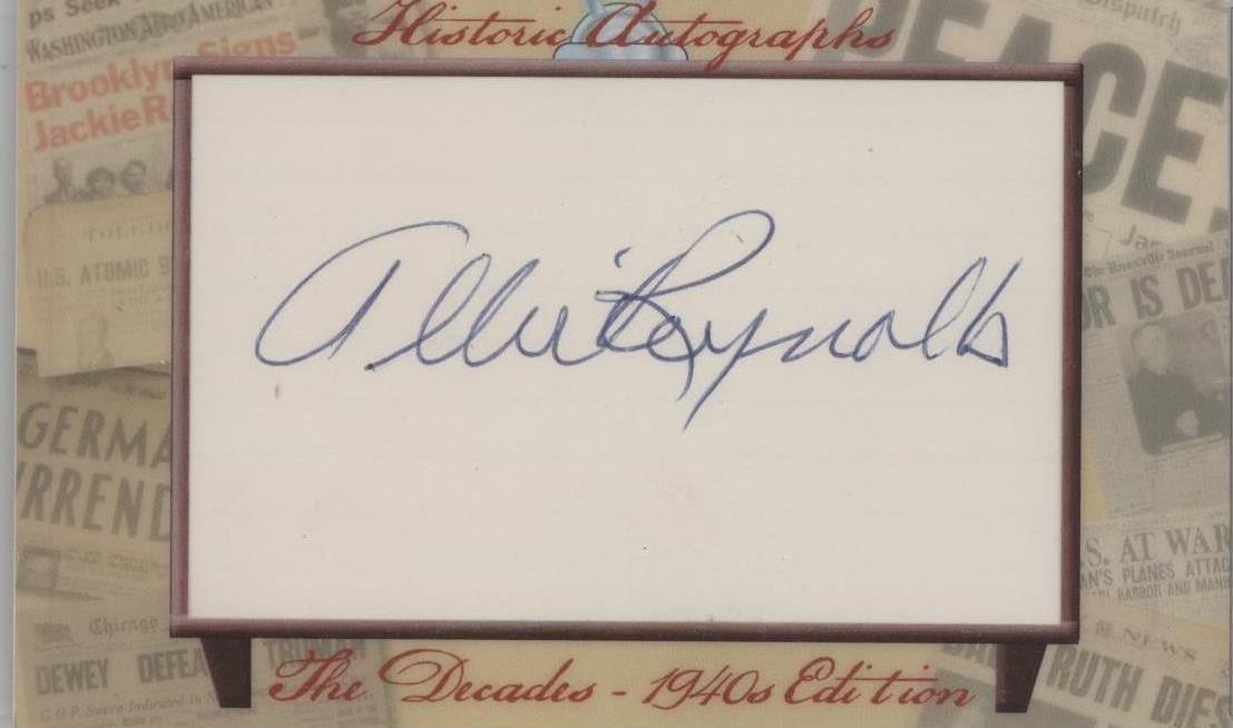 2013 Historic Autographs The Decades - 1940s Edition - Framed Cut ...