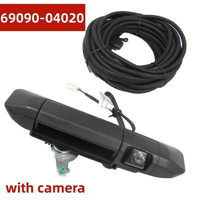For Toyota Tacoma Black 2009-2015 W/Camera &8M Cable Tailgate Handle ...