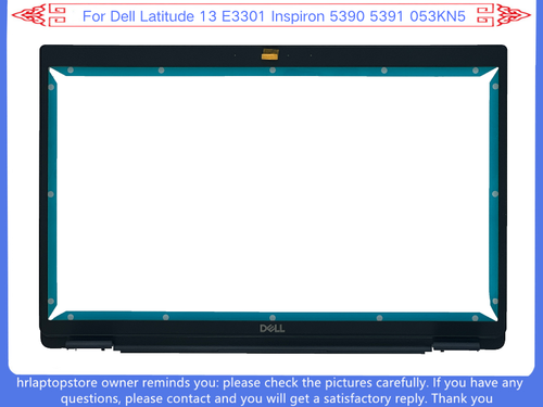 New For Dell Latitude 13 E3301 Inspiron 5390 5391 LCD Front Bezel Cover ...