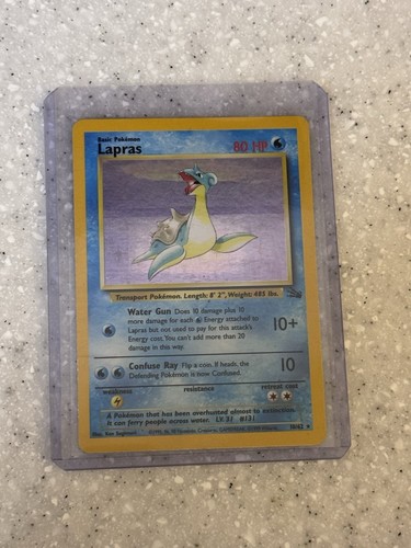 Lapras Holo Rare #10/62 Vintage 1999 - Pokemon TCG - Fossil - LP | eBay