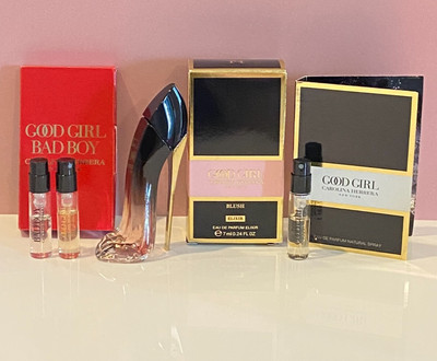 Carolina Herrera Travel & Sample-sized Perfume Bundle- Read For Exact Sizes | eBay