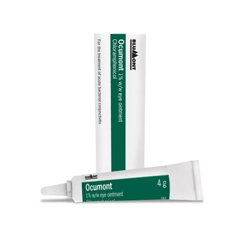 Chloramphenicol 1% Eye Ointment 4g Conjunctivitis Bacterial Infection ...
