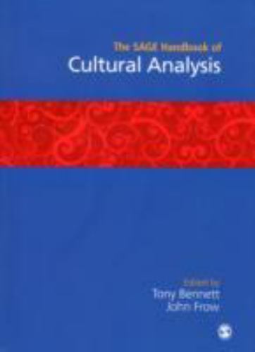 SAGE Handbook of Cultural Analysis by John Frow (2008, Hardcover) for ...