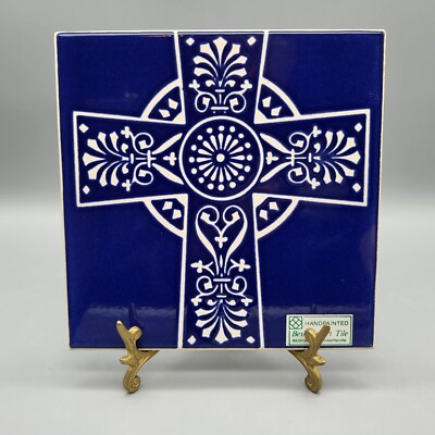 Besheer Art Tile Decorative Cross In Blue Trinity Church New York City ...